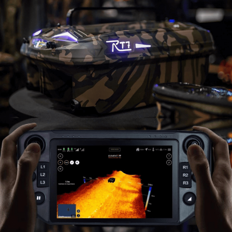 Carplounge RT7 V4 Pro Camolite Bait Boat with Smart Batteries - Capital ...