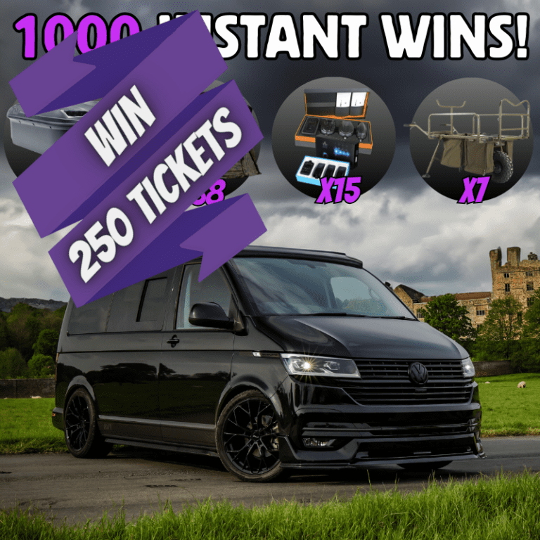 WIN 250 Tickets for the VW Transporter AVT Edition Campervan Instant ...