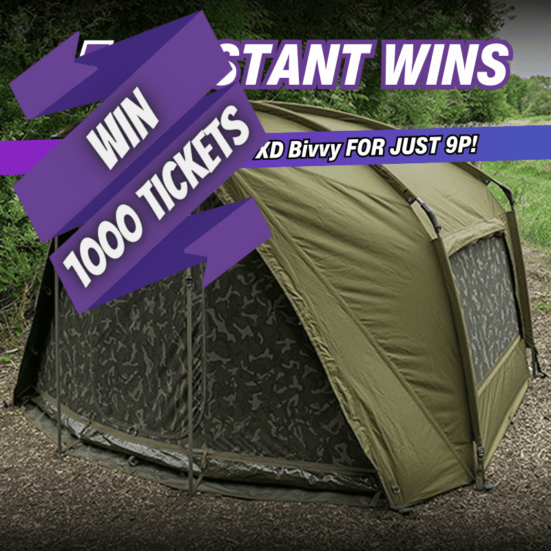 1000 Tickets for the Fox Frontier XD Bivvy Instant Win Comp - AUTO DRAW ...