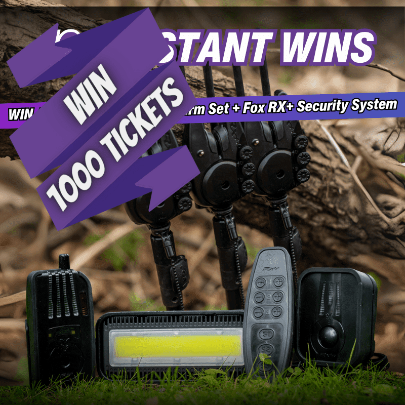 1000 Tickets for the Fox RX+ Bite Alarms and Security System Instant ...