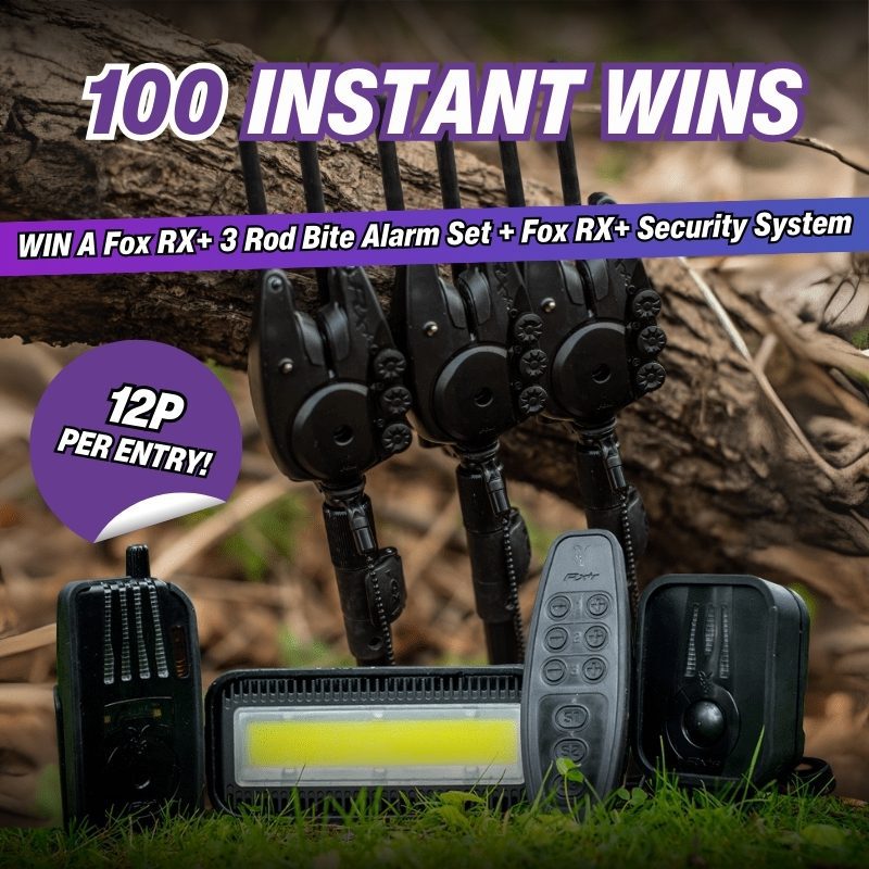 Fox RX+ 3 Rod Bite Alarm Set with Security System