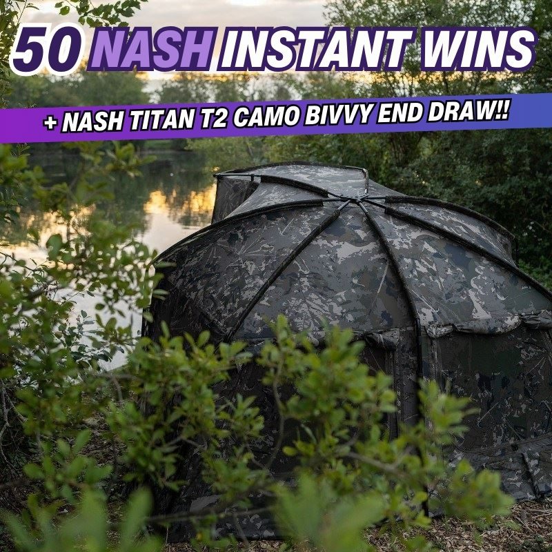 WIN a Nash Titan T2 Camo Pro Bivvy