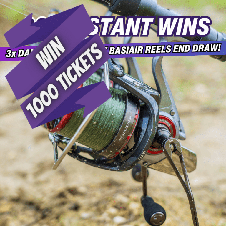 1,000 Tickets for the Daiwa Basiair Instant Win Comp - AUTO DRAW ...