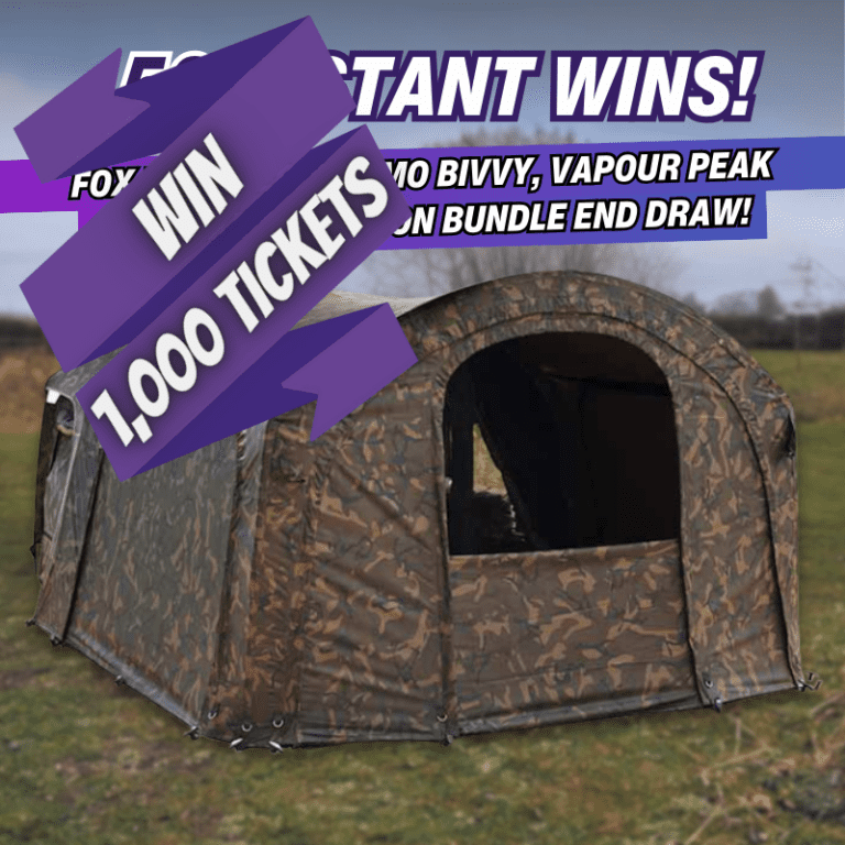 1,000 Tickets for the Fox Frontier XD Camo Bivvy and Extension Instant ...