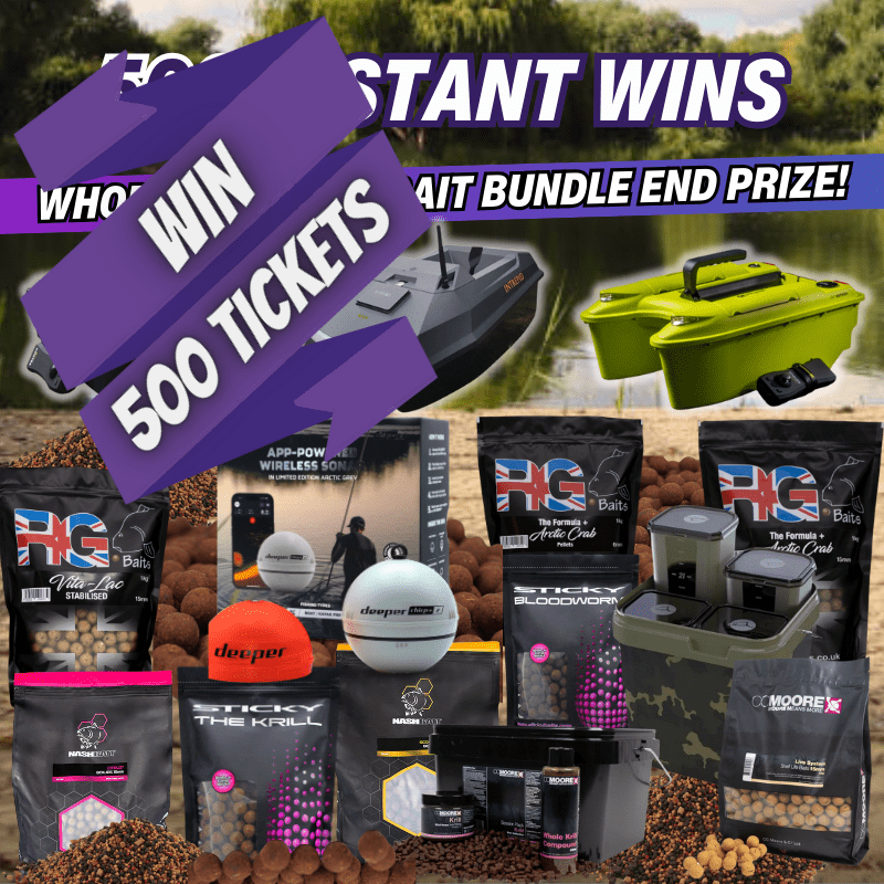 500 Tickets for the Big Bait Mega Bundle Instant Win Comp - AUTO DRAW ...