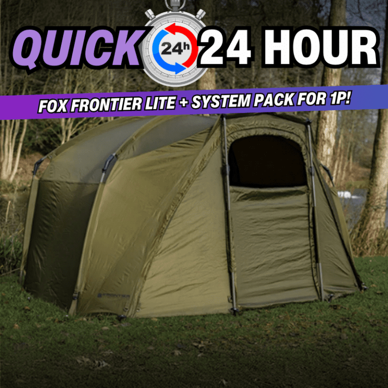 QUICK 24 HOUR - Fox Frontier Lite + System Package - AUTO DRAW - Capital Carp Competitions