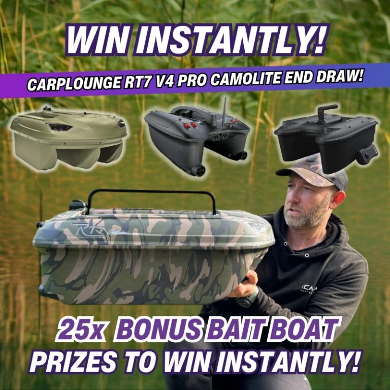 Carplounge RT7 V4 Pro Camolite Bait Boat - Capital Carp Competitions