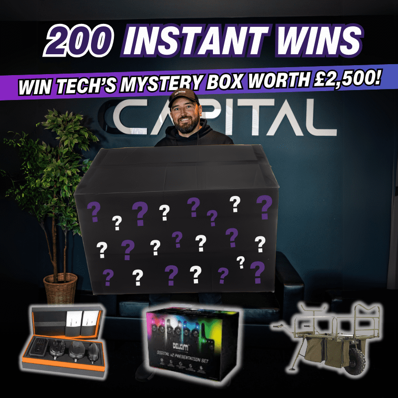 Tech's Mystery Box Worth £2,500 + 200 INSTANT WINS! - Capital Carp ...