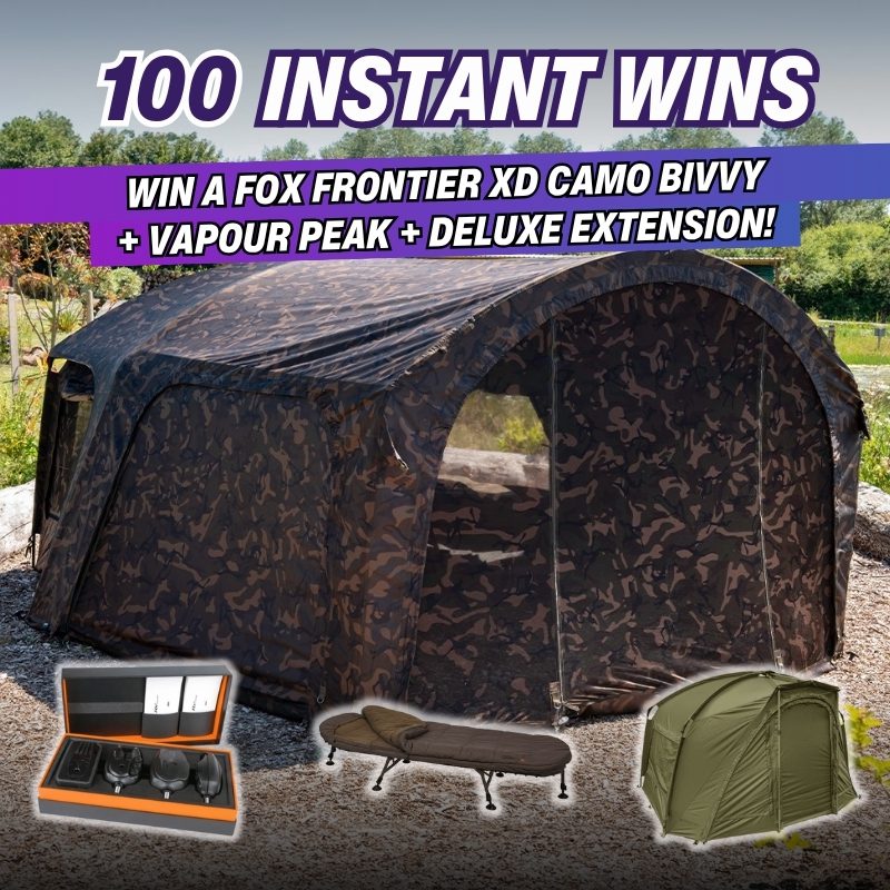 Fox Frontier XD Camo Bivvy + Camo Vapour Peak + Camo Deluxe Extension ...