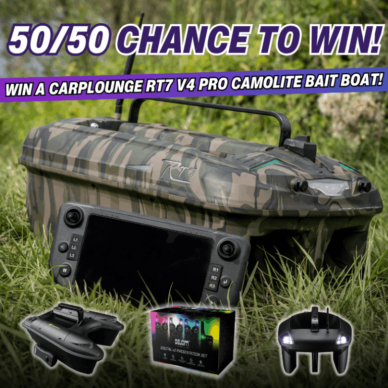 Carplounge RT7 V4 Pro Camolite Bait Boat - Capital Carp Competitions