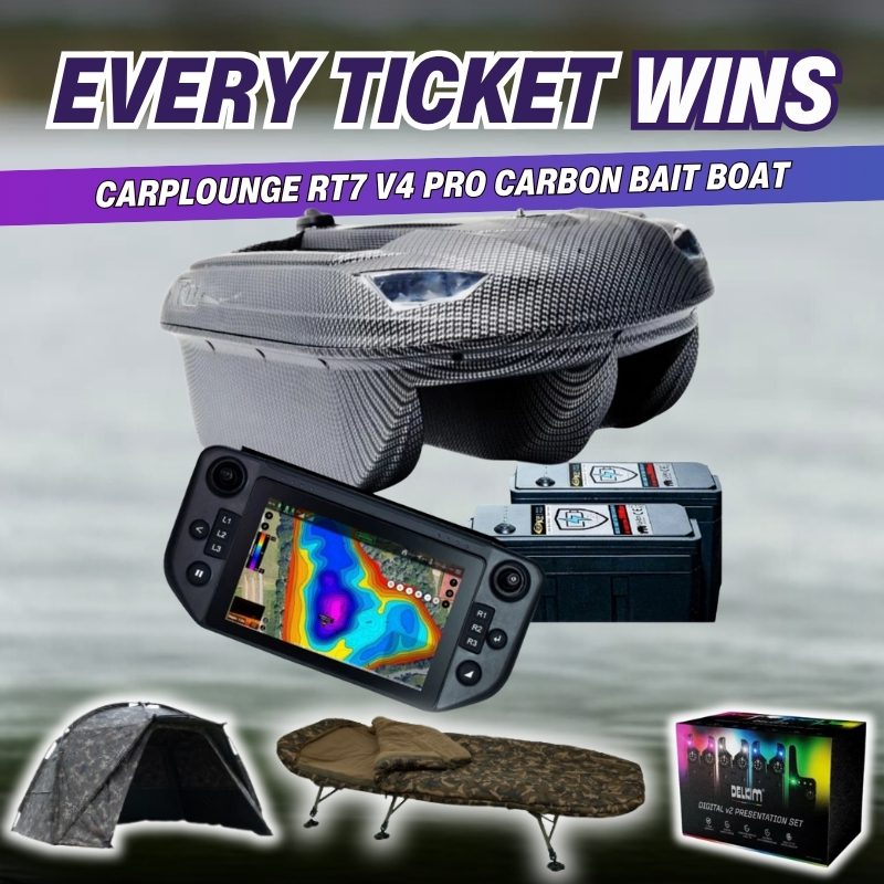 Carplounge RT7 V4 Pro in Carbon Bait Boat - Capital Carp Competitions