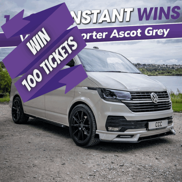 100 Tickets for the VW Transporter Ascot Grey Instant Win Comp - AUTO ...