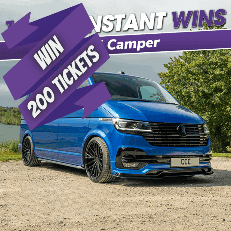 200 Tickets for the VW Camper Instant Win Comp - AUTO DRAW - Capital ...