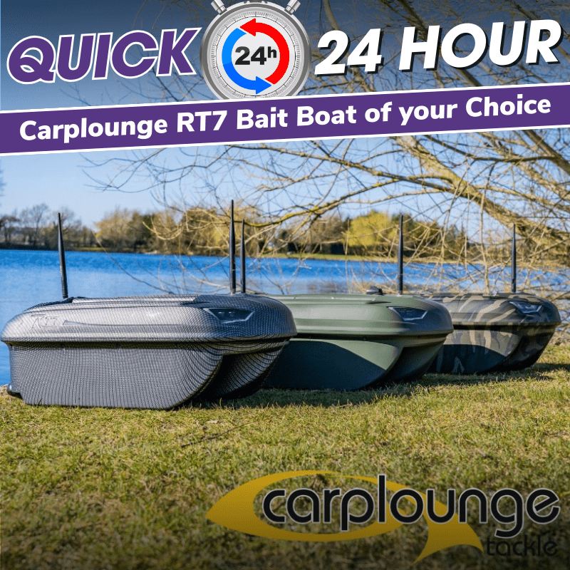 QUICK 24 HOURS! WIN a Carplounge RT7 V4 Pro Bait Boat of your Choice ...