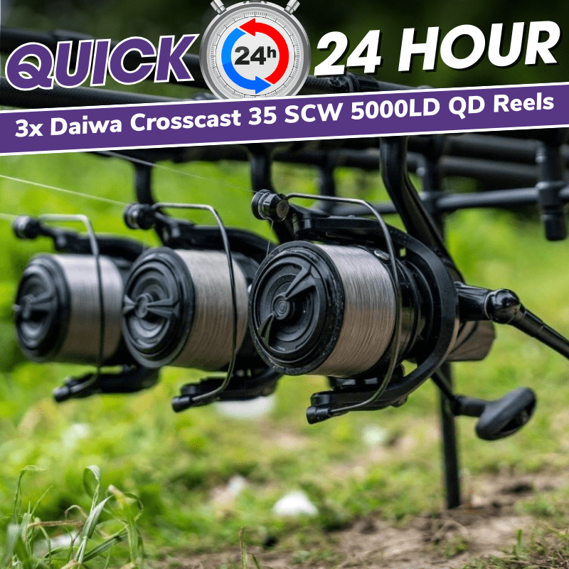 WIN 3 Daiwa 20 Crosscast Reel 35 SCW 5000C QD