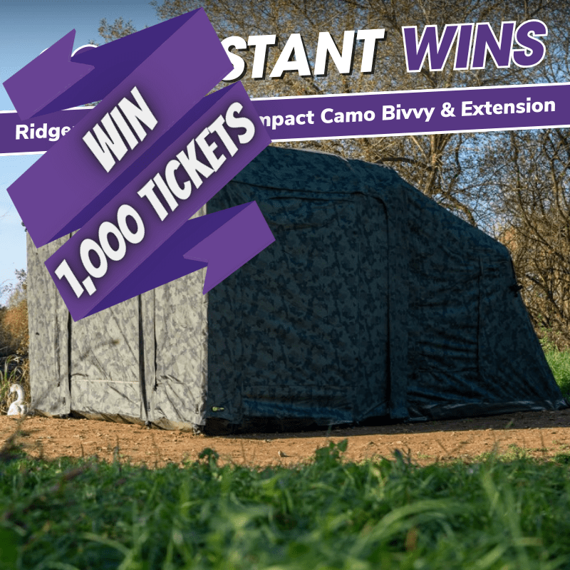 1,000 Tickets for the Ridgemonkey Escape Bivvy Camo with Extension ...
