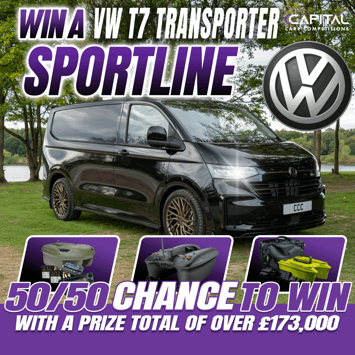 VW Transporter Sportline R T7 - Capital Carp Competitions