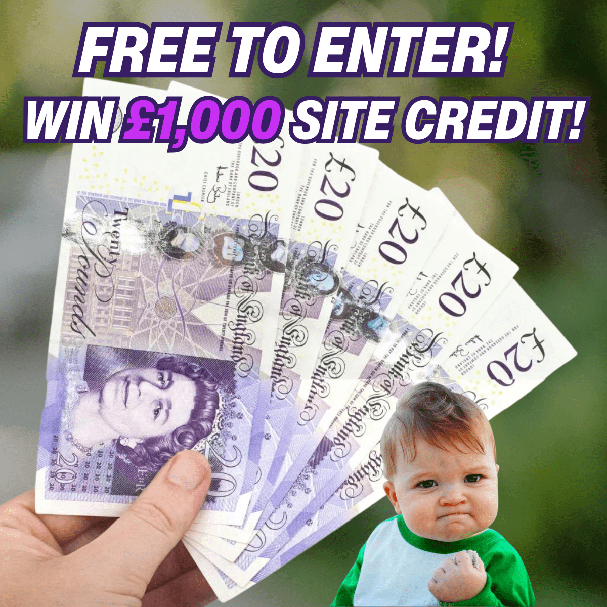 FREE APP ONLY COMP - WIN £1,000 Site Credit! 10x FREE TICKETS PP ...