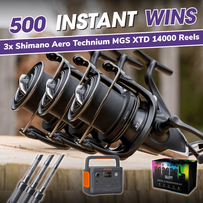 WIN 3 Shimano Aero Technium MGS XTD 14000 Reels