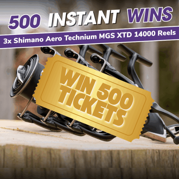 500 Tickets for the Shimano Aero Technium MGS Reels Instant Win Comp ...