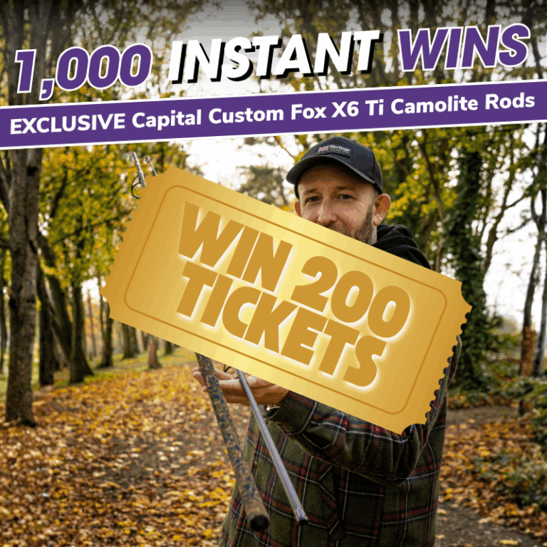 200 Tickets for the Capital Custom Fox X6 Ti Camolite Rods Instant Win ...