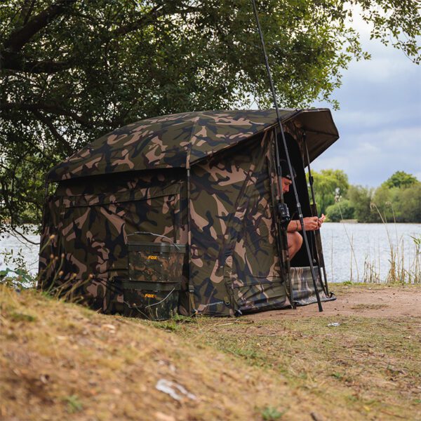 NEW Fox Frontier II Camo Bivvy - AUTO DRAW - Capital Carp Competitions