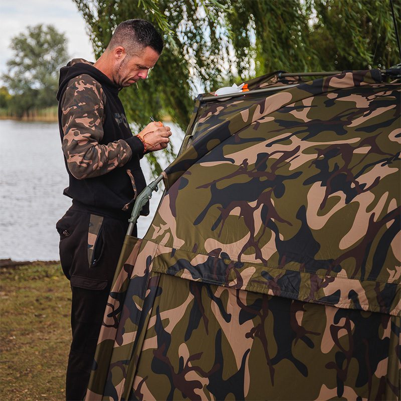NEW Fox Frontier II XL Camo Bivvy - AUTO DRAW - Capital Carp Competitions